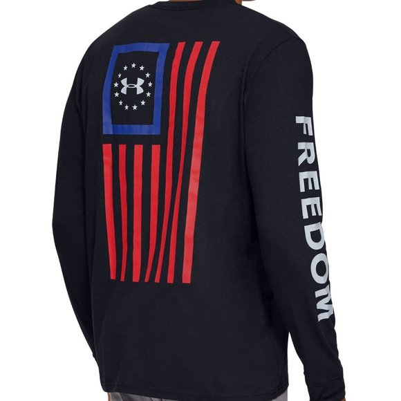 Under Armour | Shirts | Under Armour Mens Ua Freedom New Flag Long ...